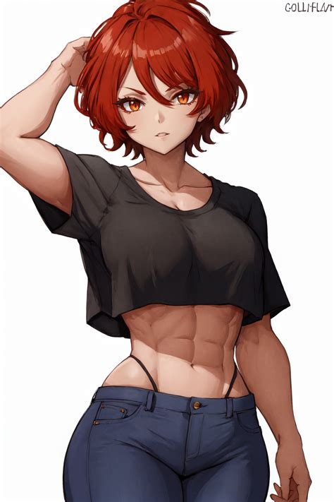 Crop Top Pose By Absolutelyaperson On Deviantart