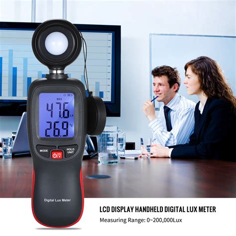 Digital Luxmeter Lcd Display Handheld Illuminomete Grandado