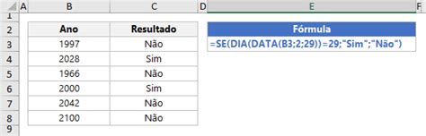 Como Calcular Ano Bissexto No Excel Guia Do Excel