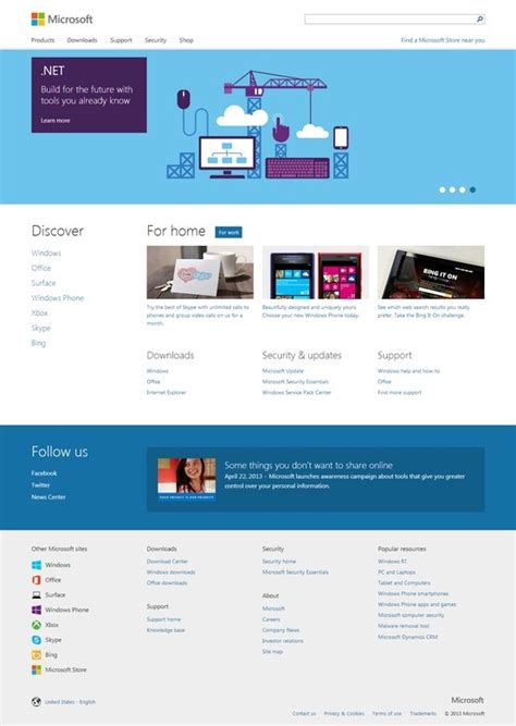 Microsoft Home Page Devices And Services