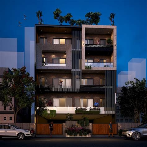 Front Elevation Architecture Visualization Services