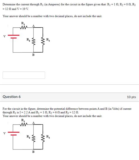 [solved] Determine The Current Through R {1} In Am