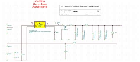 Tinaspiceucc28950 Current Mode Average Model Simulation Hardware And System Design Tools