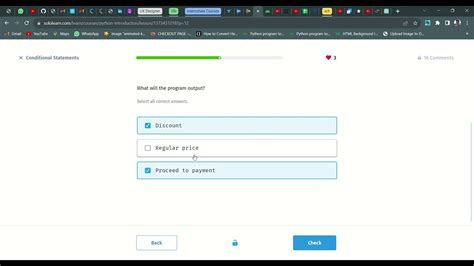 45 Conditional Statements Introduction To Python Sololearn Youtube