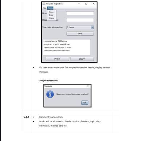 Solved Develop A Java Gui Application That Will Capture A