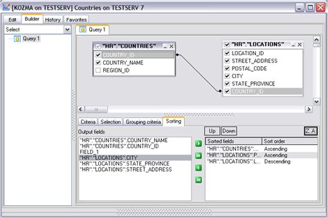 SQL Query For Oracle SQLManager