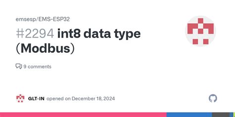 Int8 Data Type · Issue 2294 · Emsespems Esp32 · Github