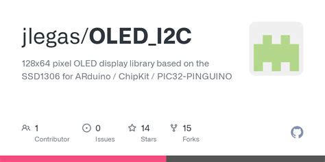 GitHub Jlegas OLED I C X Pixel OLED Display Library Based On The SSD For ARduino