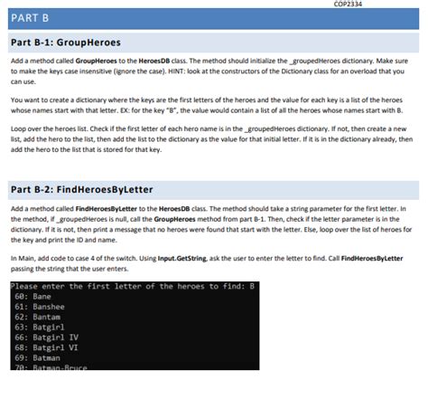 Solved I Am Having Trouble Coding This Cop2334 Part B Part B 1