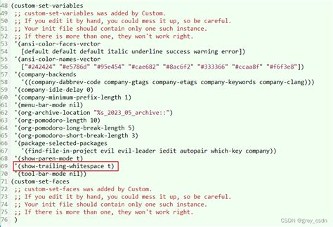 1836emacs显示空白字符emacs 显示空格 Csdn博客