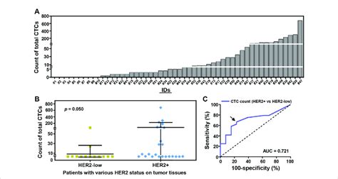Ctc Enumeration Strongly Correlates With The Her2 Status Of Breast Download Scientific Diagram