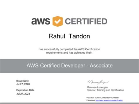Rahul Tandon On Linkedin Aws Certified ️