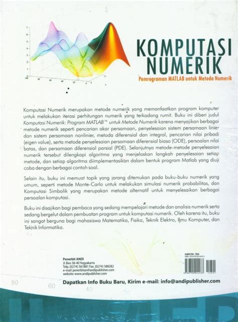 komputasi numerik pemrograman matlab untuk metoda numerik