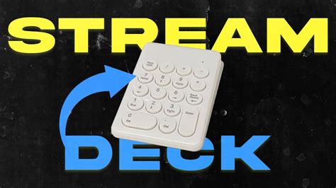 make your numpad a streamdeck macropad free and easy youtube