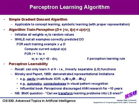 lecture 12 introduction to artificial neural networks perceptrons