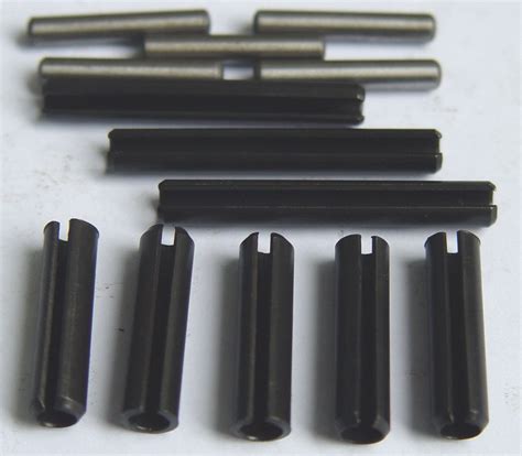 Spring Type Straight Pins Slotted Sample Library