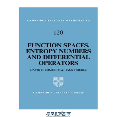 دانلود کتاب Function Spaces Entropy Numbers Differential Operators