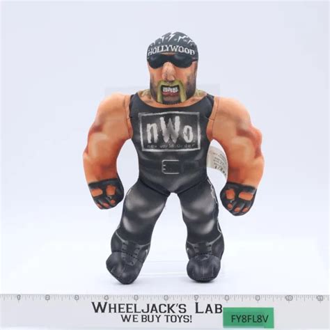 Bashin Brawler Hollywood Hogan NWO Play By Play 1998 Toybiz Plush Wrestler Wheeljack S Lab