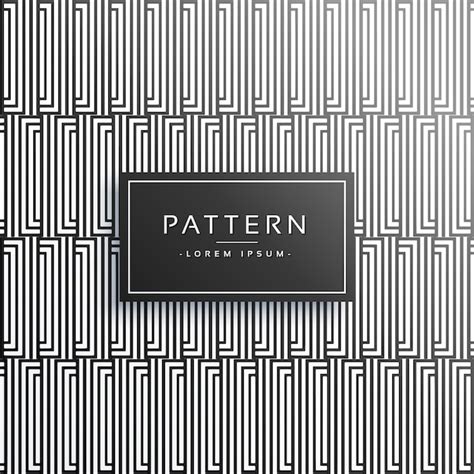 Free Vector Abstract Geometric Lines Pattern Design