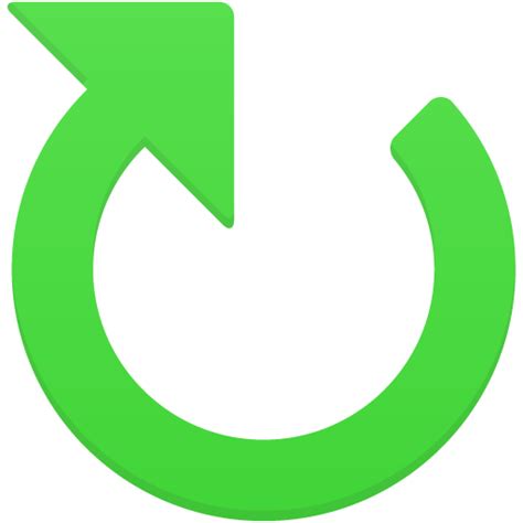 Clock Wise Arrow User Interface Gesture Icons