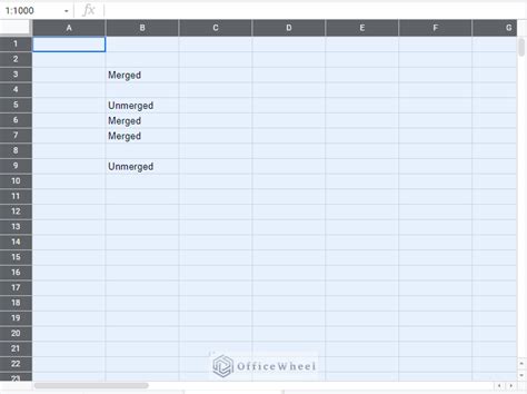 How To Unmerge Cells In Google Sheets Ways OfficeWheel