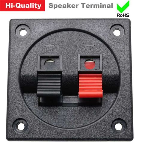 Jual Terminal Panel Kotak Speaker Box Hole Bulat Soket Konektor Kabel Jepit Di Seller Have Id