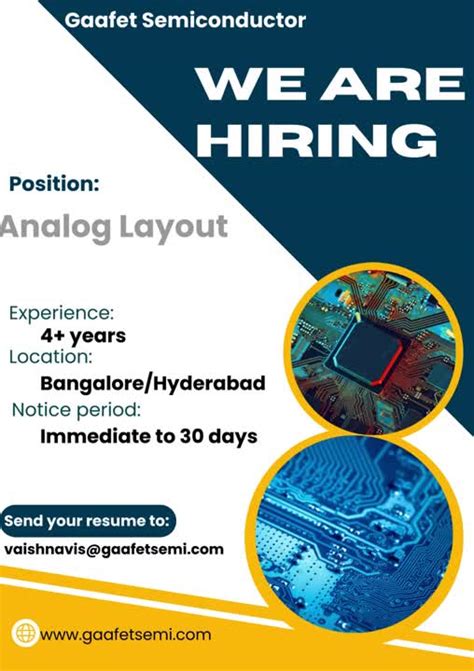 Vlsi Vlsidesign Analogdesign Analoglayout Gaafetsemicon Hiringnow Gaafet Semiconductor