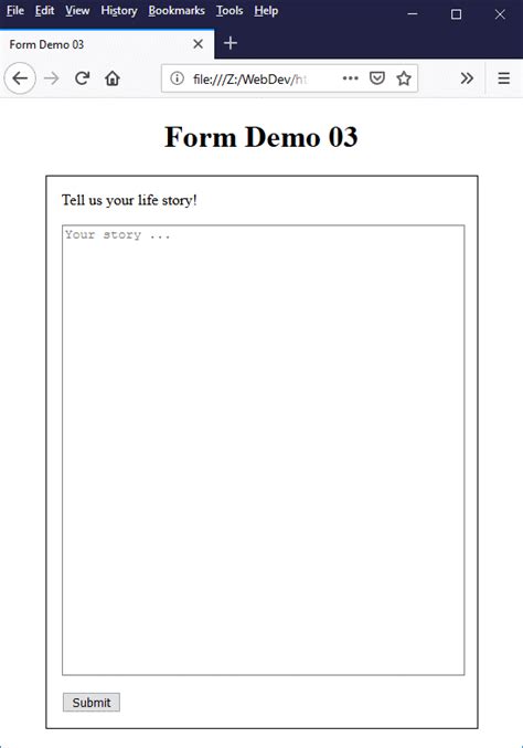 HTML Forms