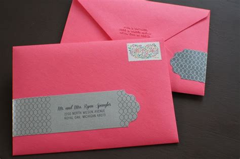 Clean But Fun Envelopes With The Return Address On The Back Embossed Envelope Fun Return