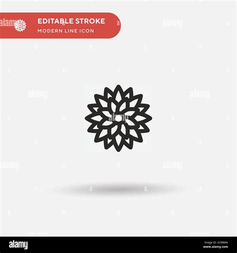 Flower Simple Vector Icon Illustration Symbol Design Template For Web Mobile Ui Element