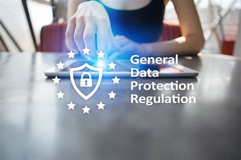 Gdpr General Data Protection Regulation Compliance European Information Security Law Stock