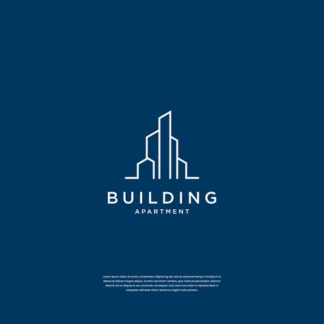 Creative Building Structure Logo Design Real Estate Architecture