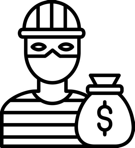 Thief Vector Icon 20323777 Vector Art At Vecteezy