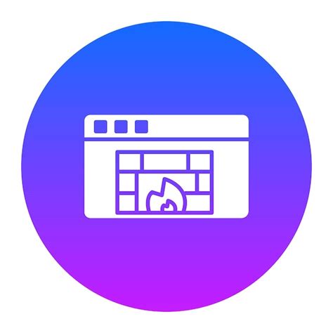 Premium Vector Computer Firewall Vector Illustration