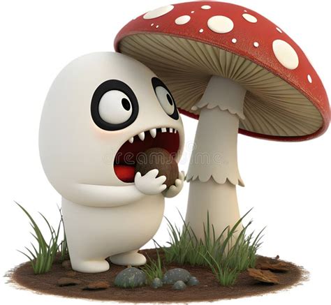 Japanese Yokai Character Blending Folklore And Captivating Cartoon Design Stock Illustration