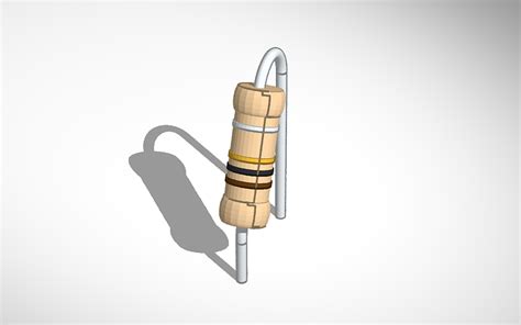 3d Design 100k 0 5 Watt Resistor Tinkercad