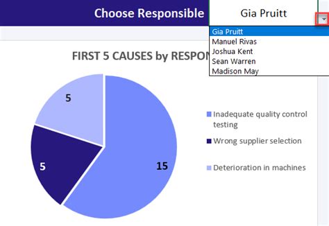 Pareto Chart Excel Template Pareto Chart Rule