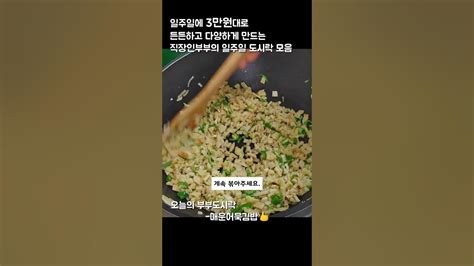 식비절약을 위한 직장인부부의 일주일 도시락 Youtube