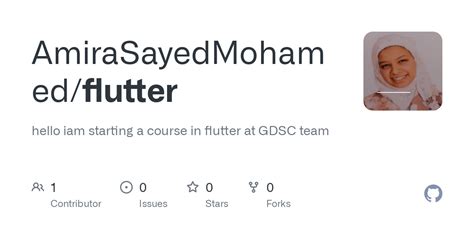 GitHub AmiraSayedMohamed Flutter Hello Iam Starting A Course In Flutter At GDSC Team