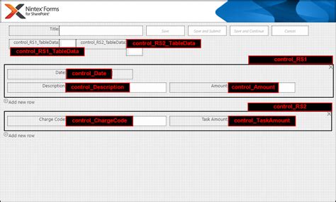 create 2 repeating sections sharepoint on premise and nintex forms