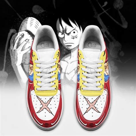 Air Force 1 Sneaker Shoes Luffy Gomu Gomu Air Sneakers Custom Anime One