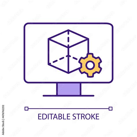 Creating Product Visual Simulation Rgb Color Icon Improving Efficiency