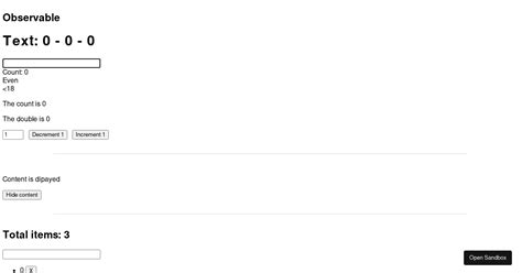 X Reactive Web Component With Maverick Jssignals Codesandbox