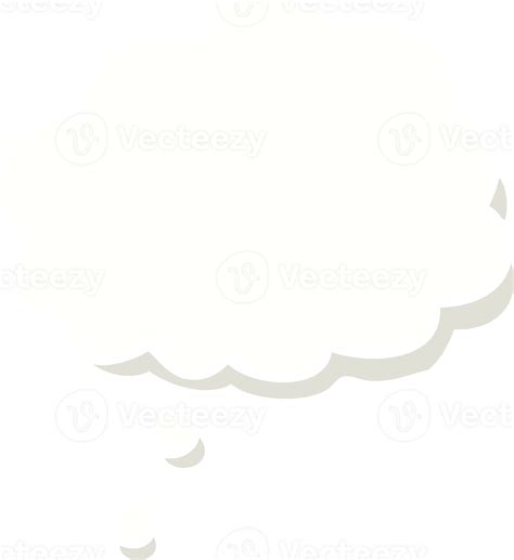 Flat Color Illustration Cartoon Mind Bubble 45104148 Png