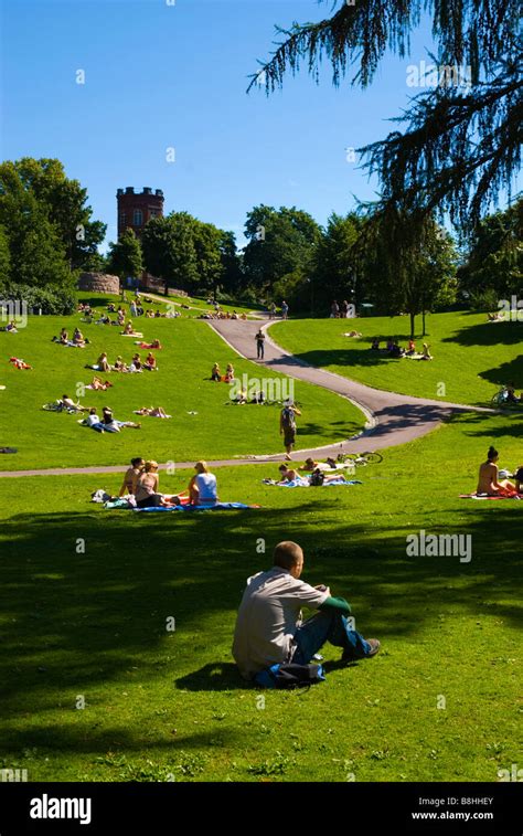 Sinebrychoff park in Helsinki Finland Europe Stock Photo - Alamy