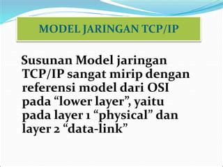 TCP IP Tentang Komputer Dan Pemrograman Ppt