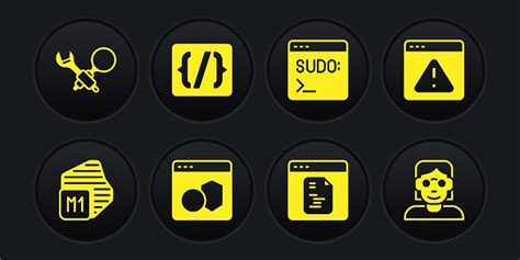 Set Processor Browser With Exclamation Mark Software Code Terminal