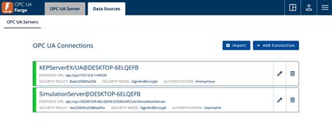 Mastering Forge Connecting To OPC UA Servers Prosys OPC