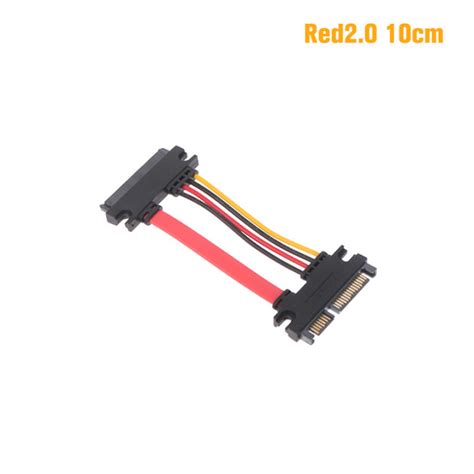 March Sata 22 Pin Male To Female Sata Extension Cable SATA 22 Pin Male ...