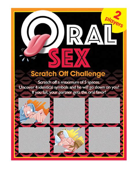 oral sex scratch off challenge